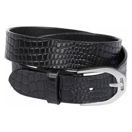 Cheval de Luxe G&uuml;rtel Croco Limoges schwarz 110 cm