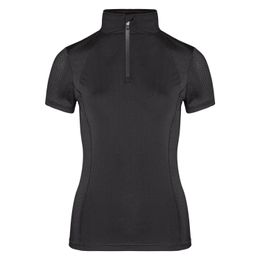Black Forest Funktionsshirt mit Zipper schwarz Damen M