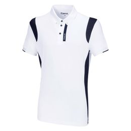 Pikeur Herren-Turniershirt wei&szlig;/blau Herren 37