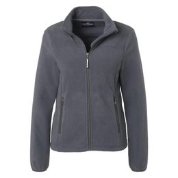 Black Forest Fleecejacke dunkelgrau Damen XXL