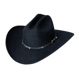 STARS & STRIPES Westernhut San Antonio schwarz 58 cm