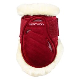 KENTUCKY Streichkappen Vegan Sheepskin rot M