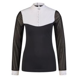 Pikeur Turnierbluse Competition schwarz Damen 42