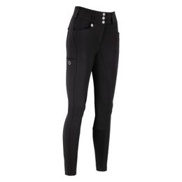 Pikeur Highwaist Ges&auml;&szlig;einsatz-Reithose New Candela FFL schwarz Damen 40