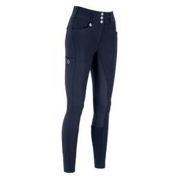 Pikeur Highwaist Grip-Ges&auml;&szlig;einsatz-Reithose New Candela Grip blau Damen 72