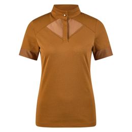 Pikeur Sports Collection Pique-Shirt gold / braun Damen 42
