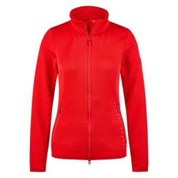 Pikeur Sports Collection Mesh-Fleecejacke rot Damen 40