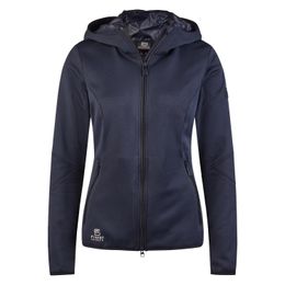 Pikeur Sports Collection Sommer-Fleecejacke mit Kapuze blau Damen 34