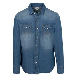 Wrangler Jeanshemd 27 MW grau Herren L