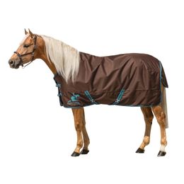 L-pro West Paddockdecke-/Outdoordecke 250 g brown/petrol 115 cm