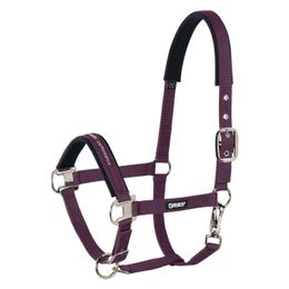 Eskadron Basic Halfter Pin Buckle schwarz/rot/purpur VB