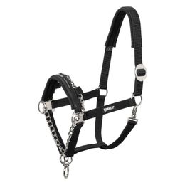 Eskadron Basic Halfter mit F&uuml;hrkette Control schwarz XWB