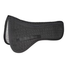 Mattes Sattelpad mit CORRECTION schwarz VS