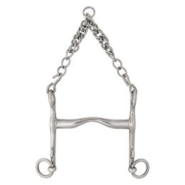Horse-friends Reitkandare mit flacher Zungenfreiheit 13.5 cm