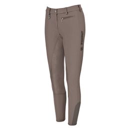 Pikeur Ges&auml;&szlig;einsatz-Reithose Lucinda Grip grau/braun Damen 42