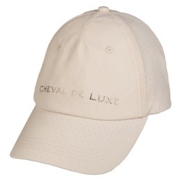 Cheval de Luxe Basecap aus Mesh mit Glitzerlogo wei&szlig; Einheitsgr&ouml;&szlig;e