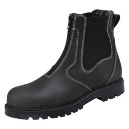 Black Forest Jodhpurstiefel mit Stahlkappe schwarz 42