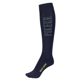 Pikeur Tube Kniestr&uuml;mpfe Respect Nature schwarz/grau 42-46