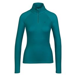 L-pro West Funktionsshirt blau/gr&uuml;n Damen S