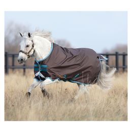 Horseware Outdoordecke AMIGO Bravo 12 Lite Pony grau/blau 85 cm