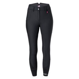 RIDE now Softshell Grip-Vollbesatz-Reithose schwarz Damen 34