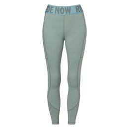 RIDE now Grip-Vollbesatz-Reitleggings mit Mesh gr&uuml;n Damen 76