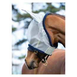 Horseware Fliegenmaske AMIGO Fly Mask silber/blau Vollblut