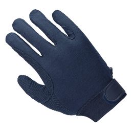 Black Forest Reithandschuhe aus Baumwolle blau XL