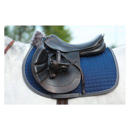 Bucas Show-Line Collection Schabracke blau/grau Dressur