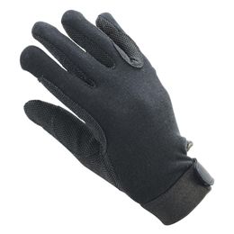 Black Forest Baumwoll Winter Reithandschuhe schwarz M