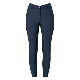 Black Forest Softshell Grip-Vollbesatz-Reithose blau Damen 76