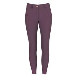 Cheval de Luxe Softshell Grip-Vollbesatz-Reithose lila Damen 38