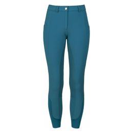 Cheval de Luxe Softshell Grip-Vollbesatz-Reithose blau/gr&uuml;n Damen 36