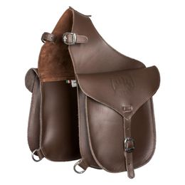 Loesdau Doppel-Satteltasche braun
