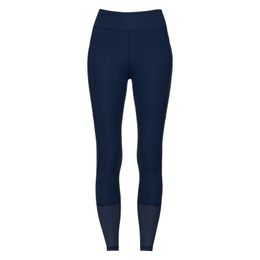 Black Forest Grip-Halbbesatz-Reitleggings mit Mesh blau Damen 36