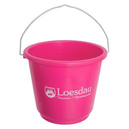 Loesdau Allzweckeimer flexibel, 12 Liter pink