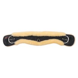 Christ Lammfell Western-Mondgurt schwarz/beige 28 in