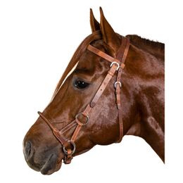 L-pro West Sidepull braun Warmblut