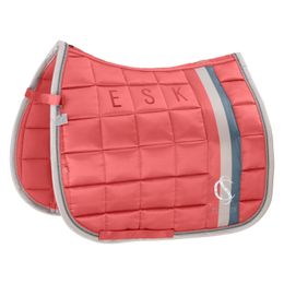 ESKADRON Classic Sports Schabracke Big Square Mattgloss rot/rosa/orange VS