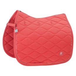 ESKADRON Classic Sports Schabracke Denim rot/rosa/orange Dressur