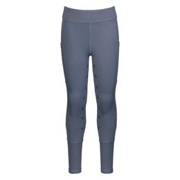 black forest kids Grip-Vollbesatz-Reitleggings Mesh blau Damen 140