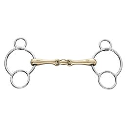 HS Sprenger SPRENGER KK ULTRA 3-Ring Gebiss doppelt gebrochen 12.5 cm