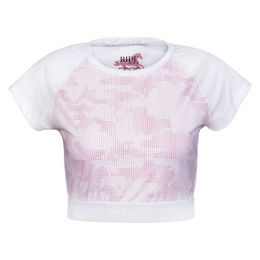 RIDE now T-Shirt Cropped Darlington wei&szlig; Damen L