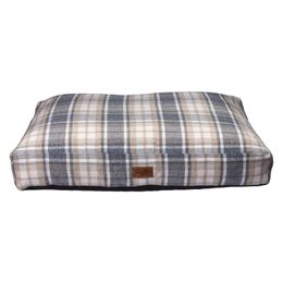pawberry Hunde-Liegekissen Pune schwarz / wei&szlig; 80 x 60 x 12 cm