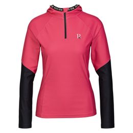 RIDE now Funktionsshirt mit Kapuze rot/rosa/orange Damen XXS