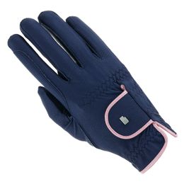 Roeckl Reithandschuhe LONA blau/rosa Damen 6.0
