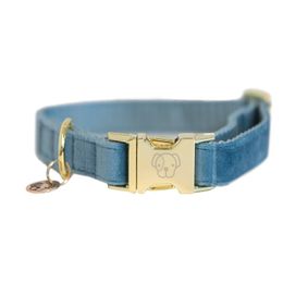 Kentucky Horsewear KENTUCKY DOGWEAR Hundehalsband Velvet blau XS