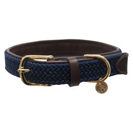 Kentucky Horsewear KENTUCKY DOGWEAR Hundehalsband Plaited Nylon blau L