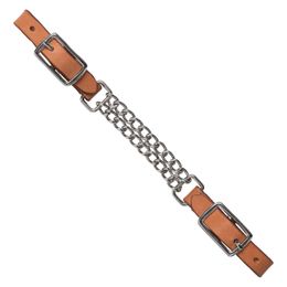 L-pro West Lederkinnriemen braun