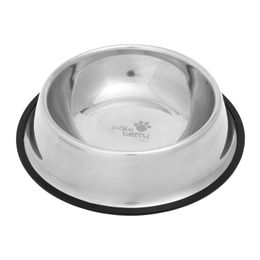 pawberry Hundenapf Edelstahl grau